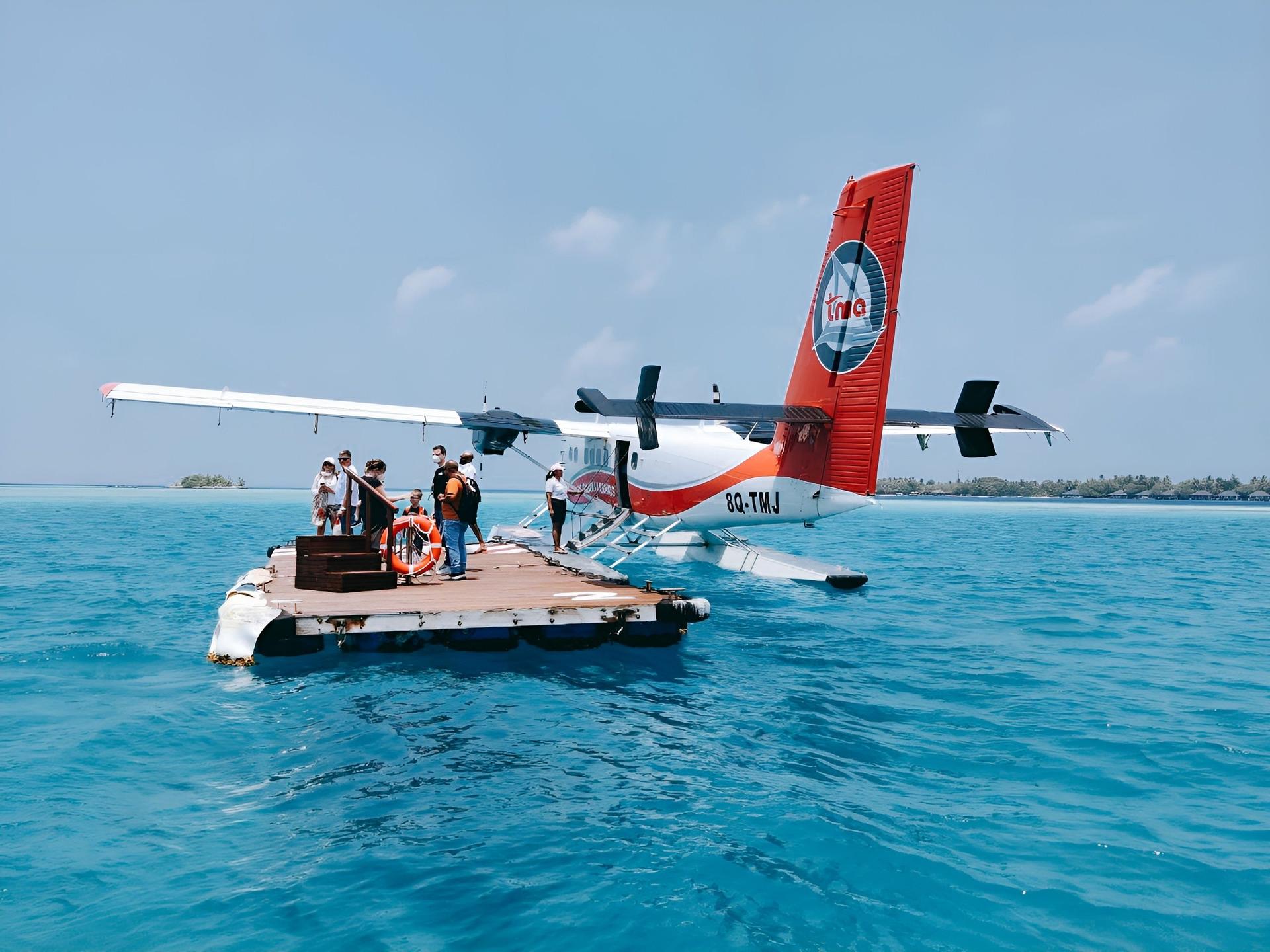 Travelling by Seaplane in the Maldives