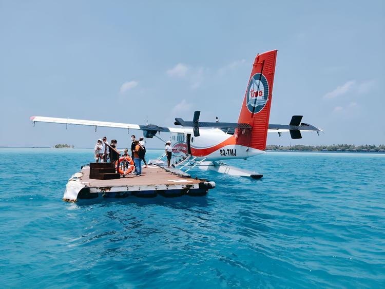 Travelling by Seaplane in the Maldives